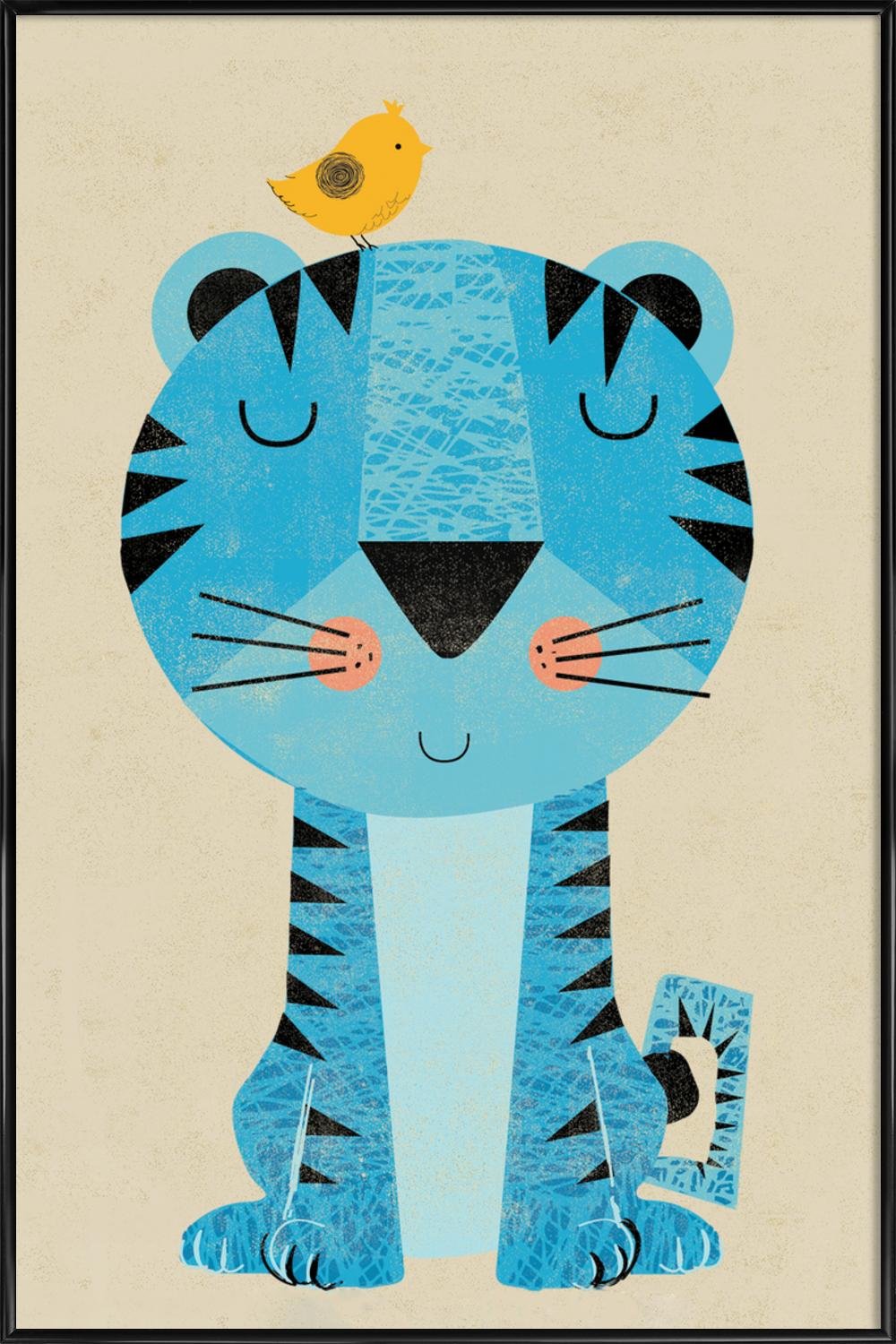 Kinderbild Tiger | Poster Kinderzimmer